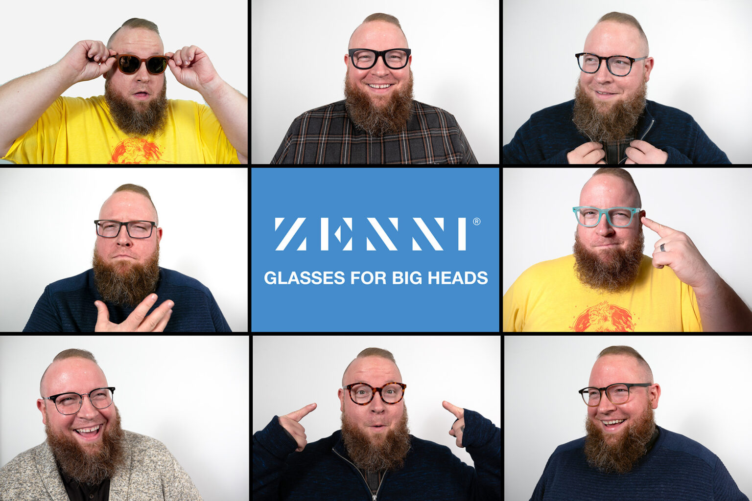 The Best Zenni Optical Glasses for Big Heads | Chubstr
